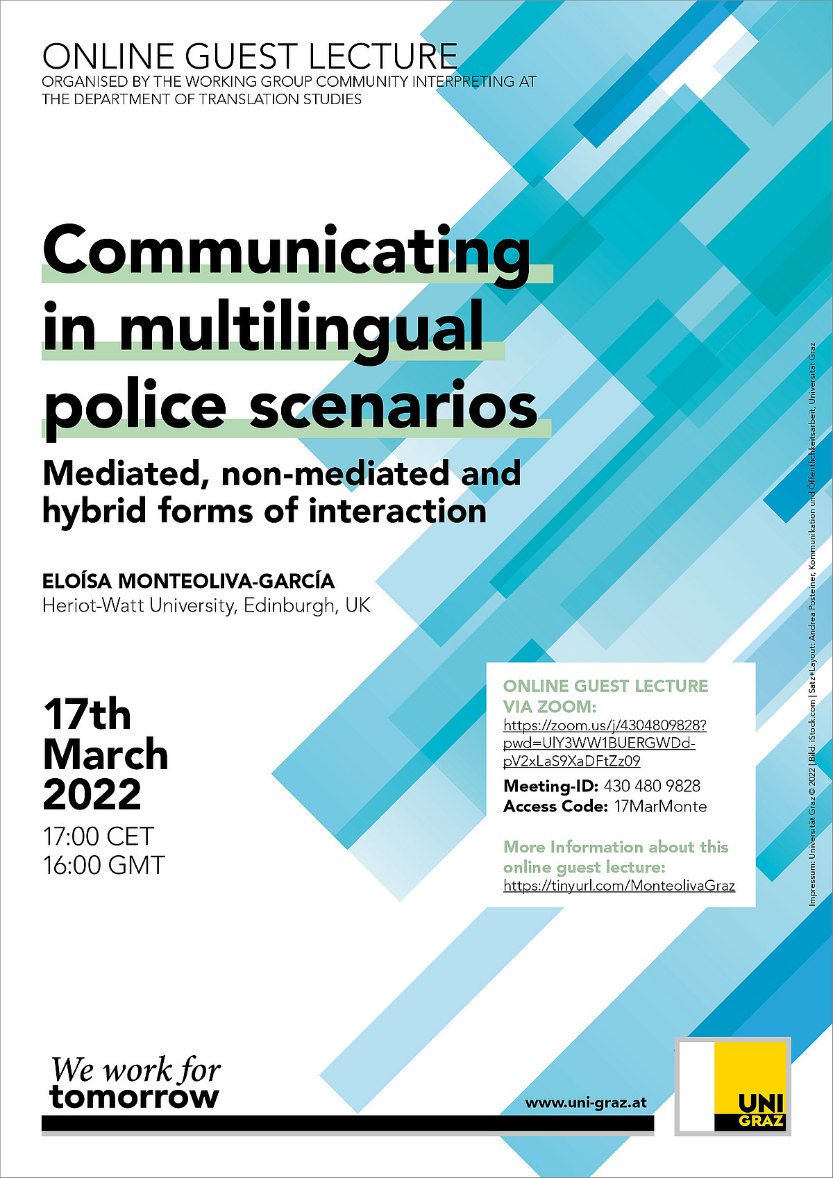 Gastvortrag "Communicating in multilingual police scenarios" - Institut ...